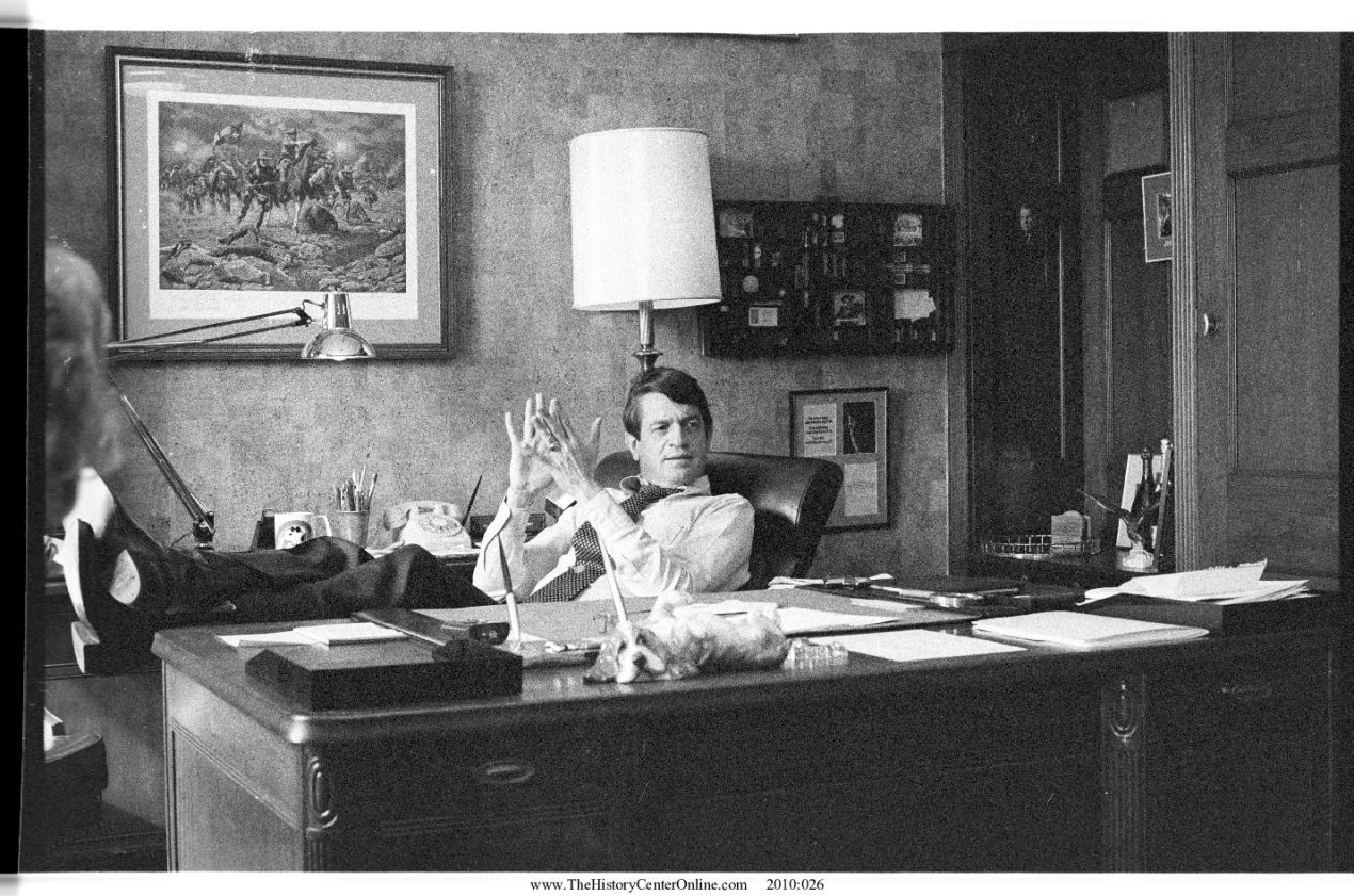Charlie Wilson in His Office | The History Center